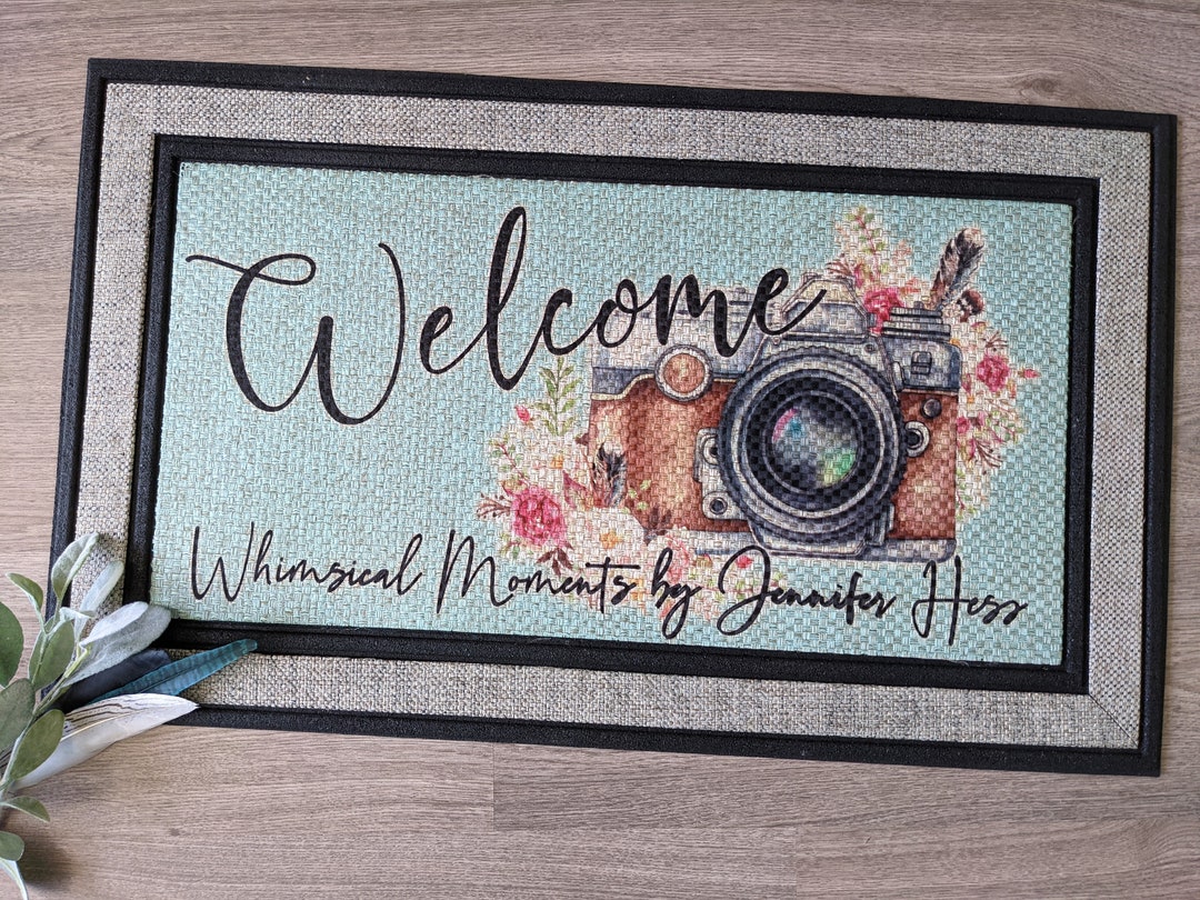 Photography Studio Welcome Mat: Custom Photographer Gift - Etsy