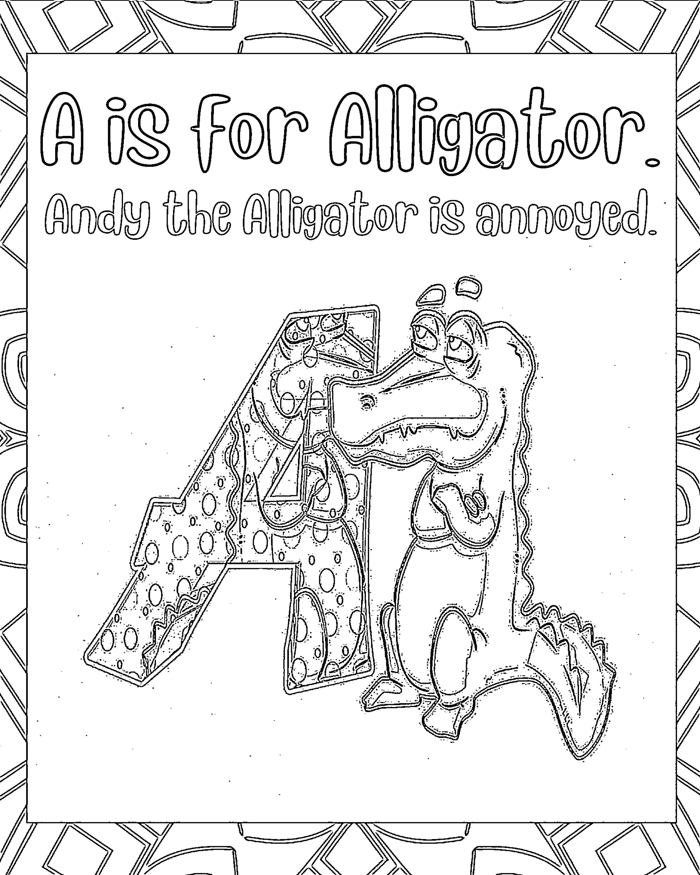 Animal Alphabet Coloring Book for Toddlers: Fun ABC Learning (digital ...
