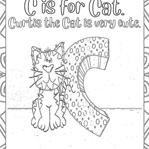 Animal Alphabet Coloring Book for Toddlers: Fun ABC Learning (digital ...