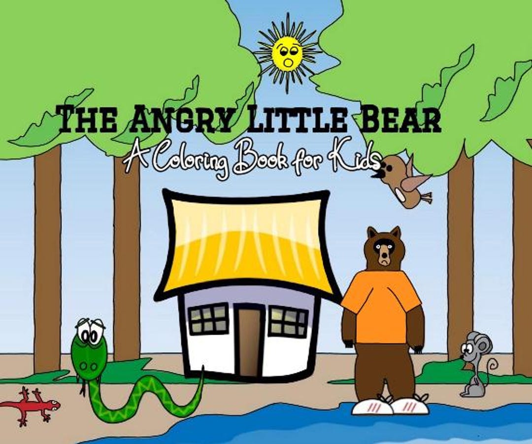 The Angry Little Bear Story About Anger Management for Kids-books About ...