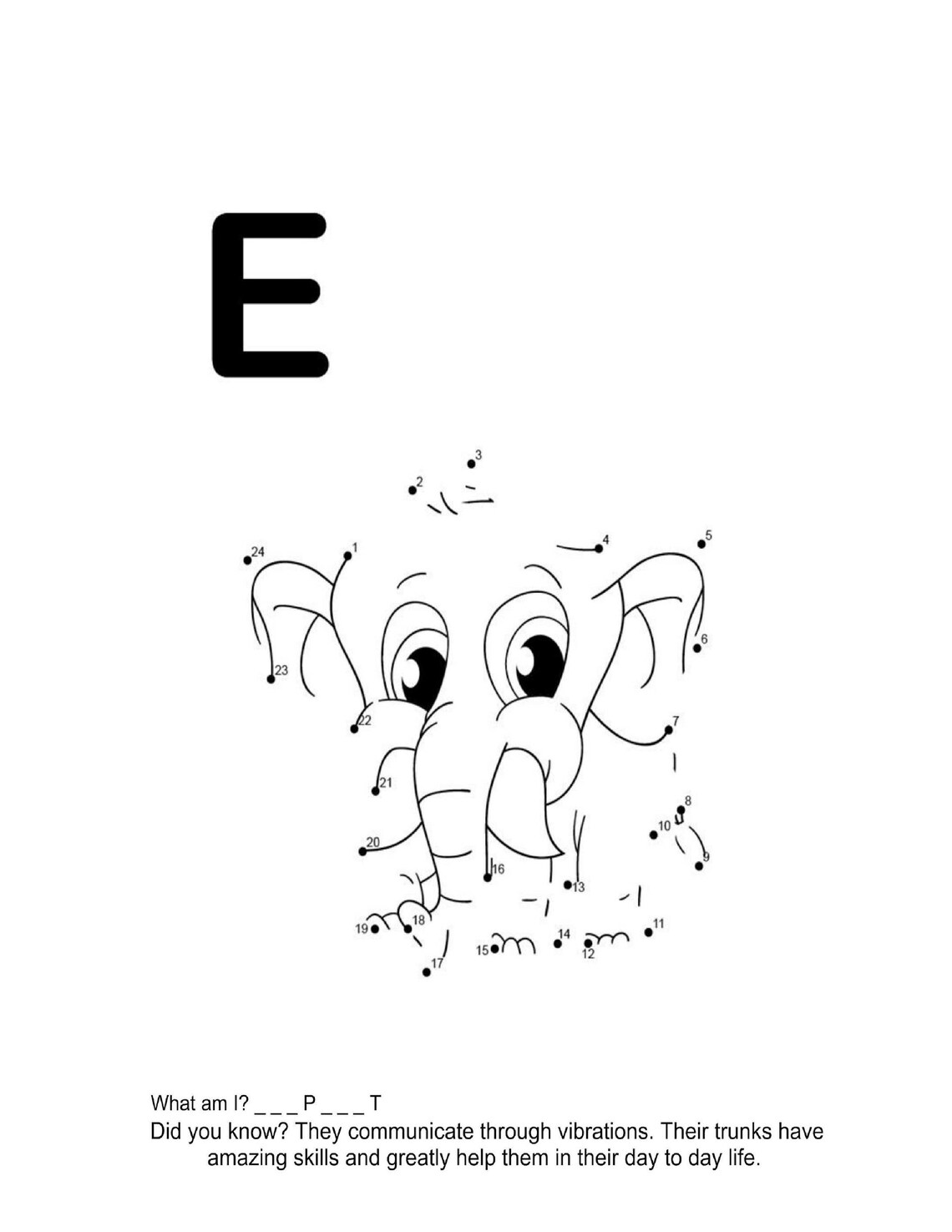 Jungle Animals Dot to Dot Coloring Book: Fun Facts (PDF) - Etsy
