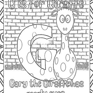 Animal Alphabet Coloring Book for Toddlers: Fun ABC Learning (digital ...