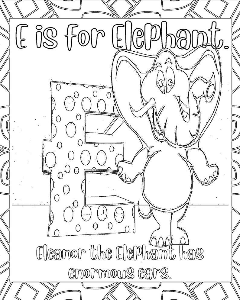Animal Alphabet Coloring Book for Toddlers: Fun ABC Learning (digital ...
