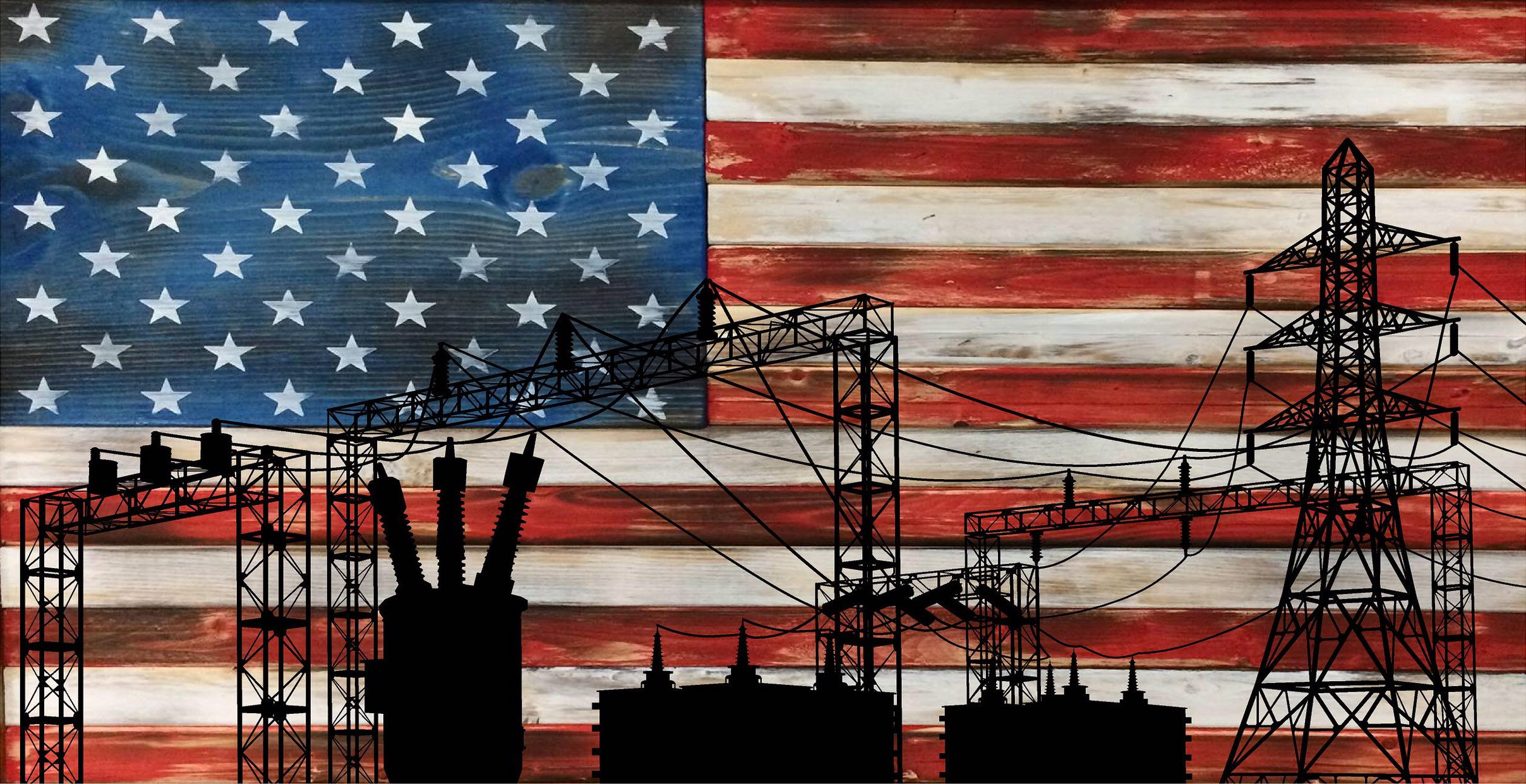 American Substation Flag 35" - Etsy