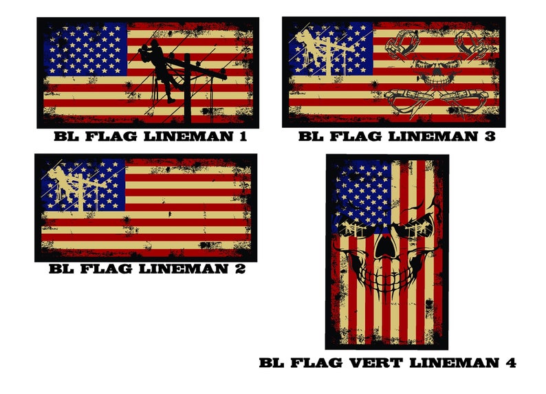 BL Series American Flag 12" - Etsy