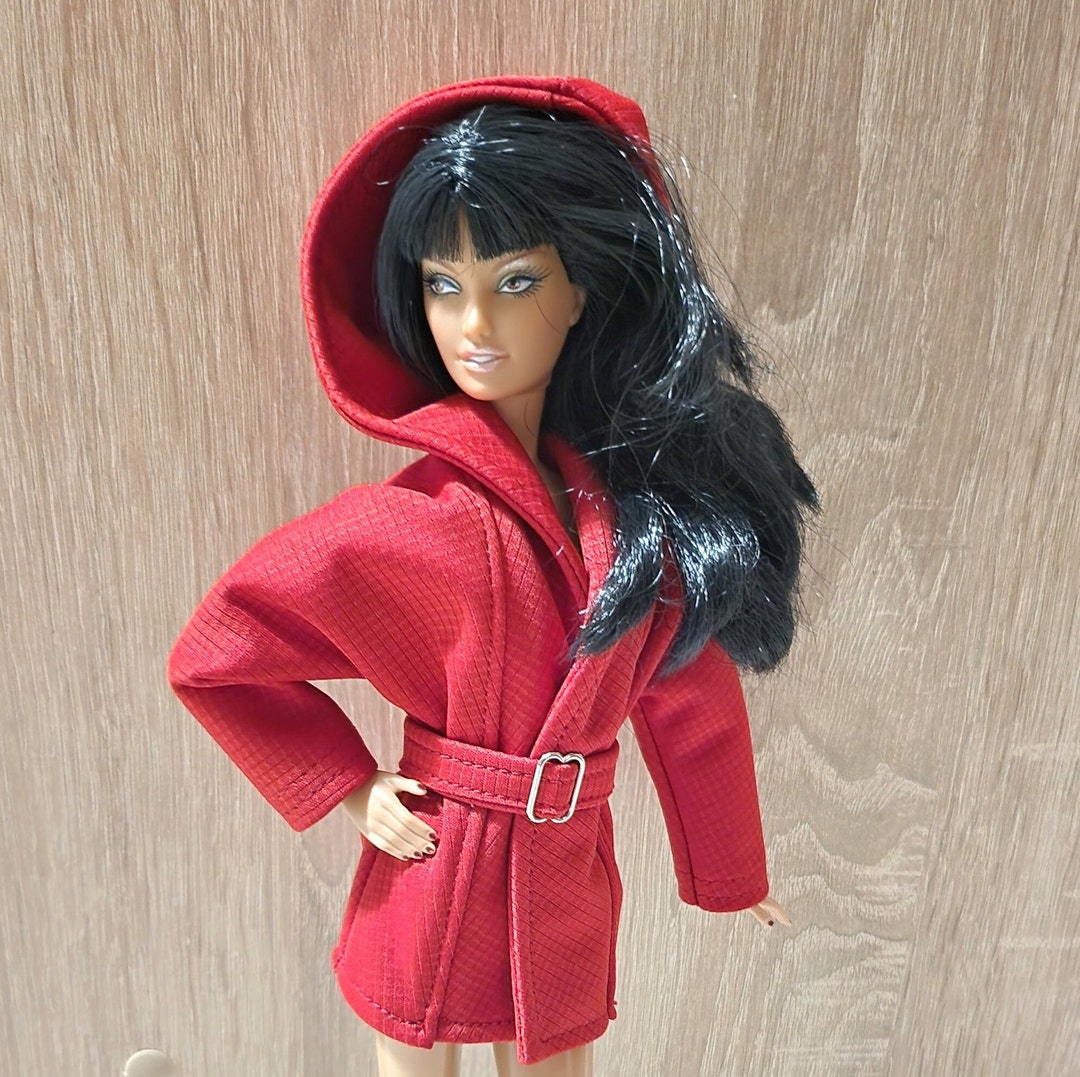Doll Clothing | Fashion Doll Clothes | Hooded Coat With Belt for 11,5 ...
