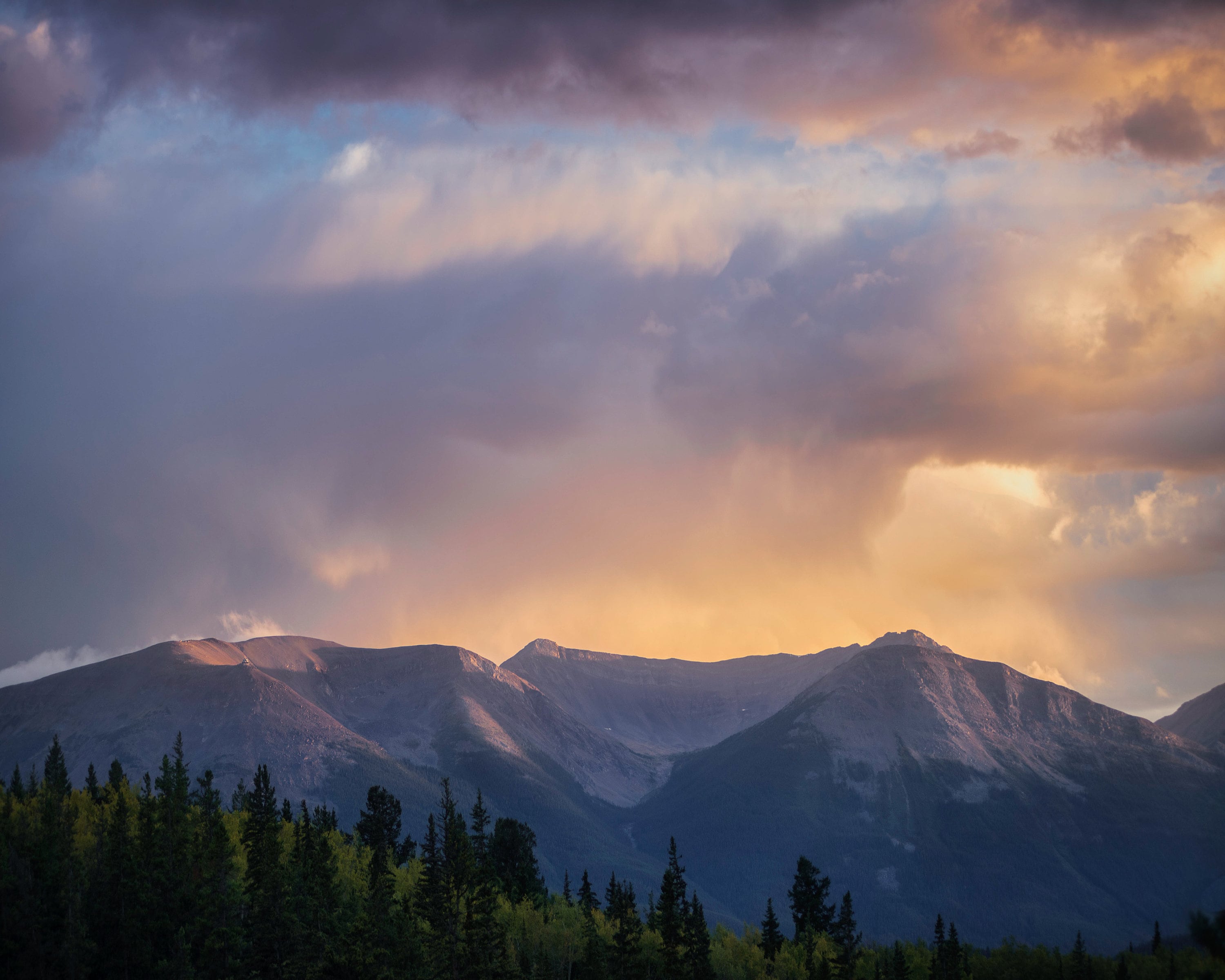 Alberta Sunset Landscape Photograph, Scenic, Firery Sunset, Wild Canada ...