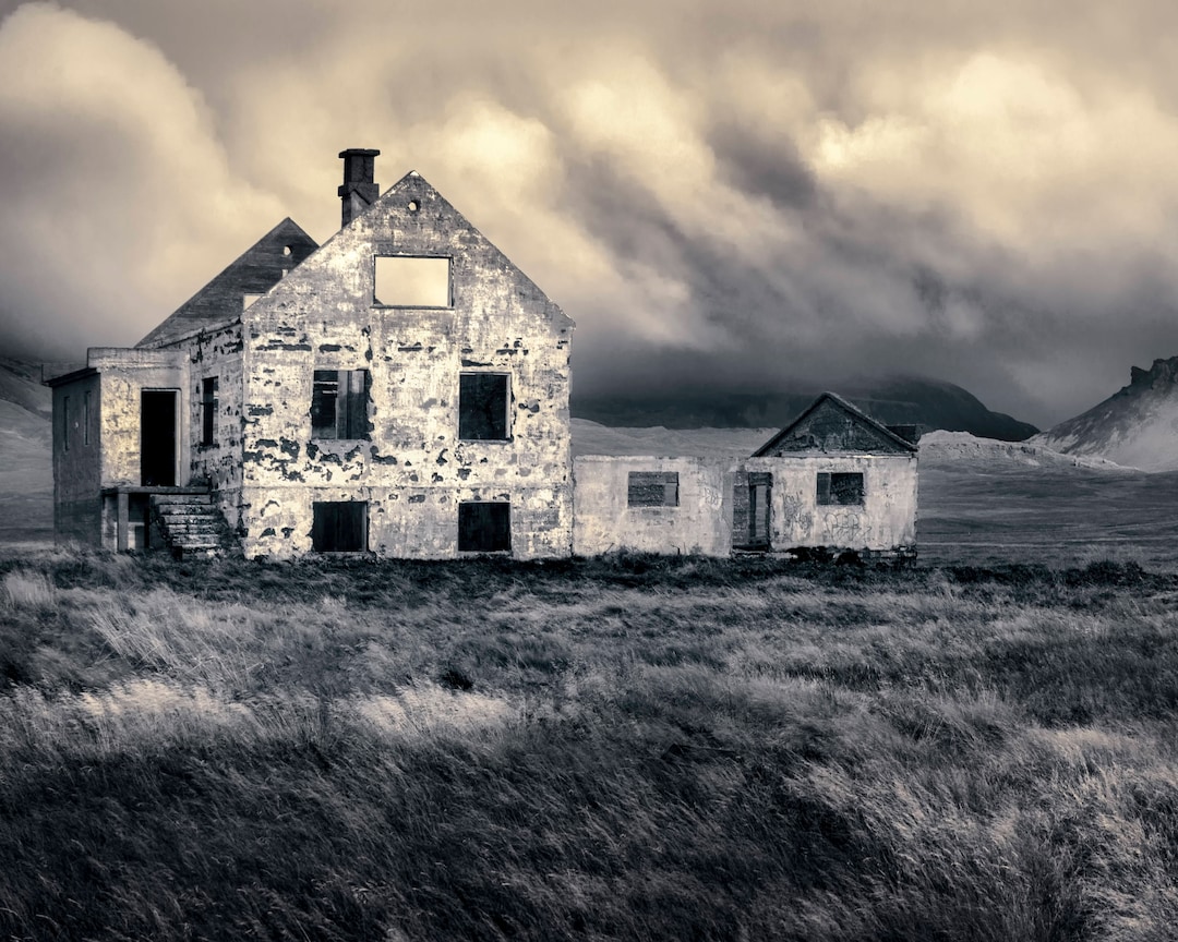Haunted Iceland Photograph, Exterior, Abandoned, Decay, Scary, Ruins ...