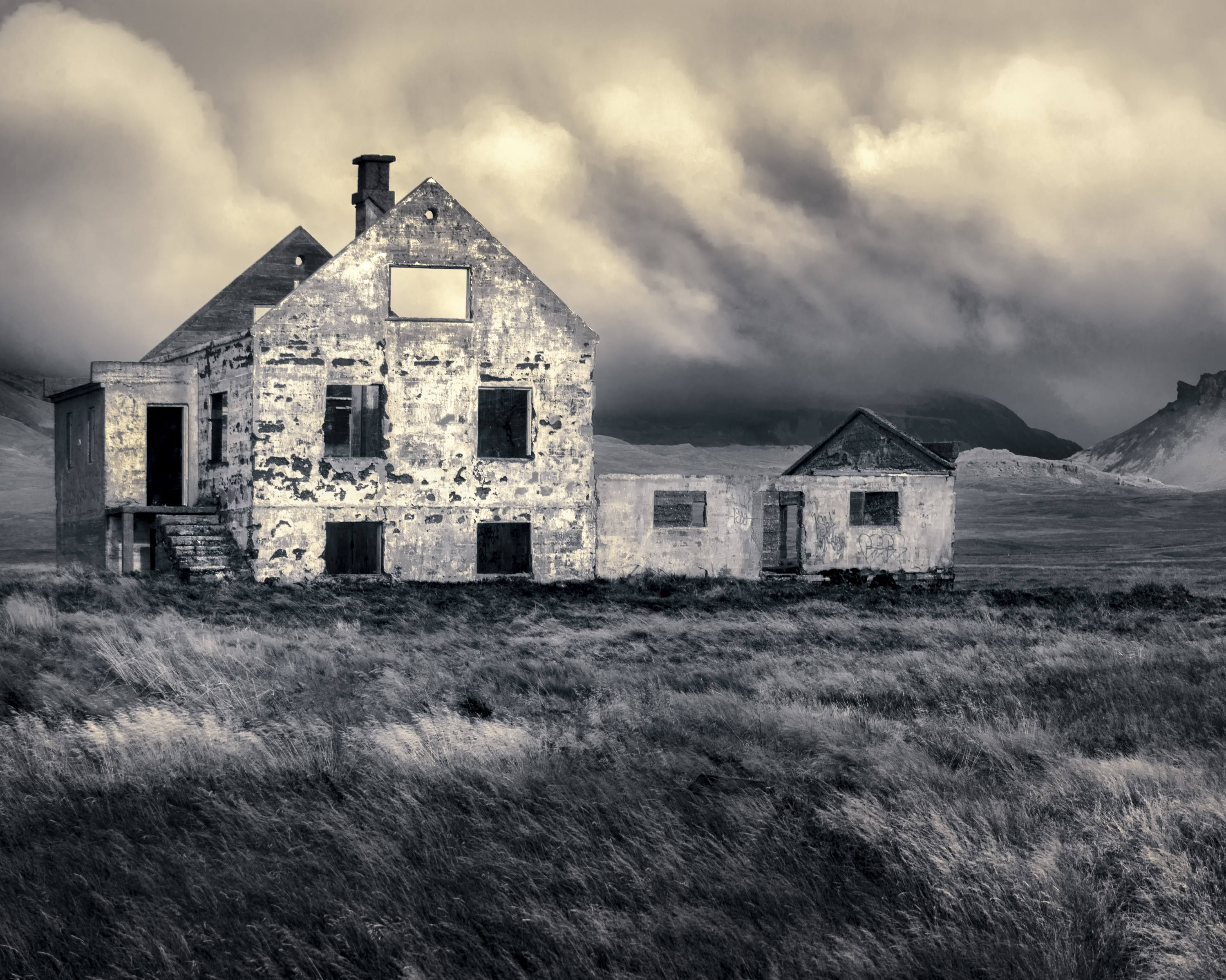 Haunted Iceland Photograph, Exterior, Abandoned, Decay, Scary, Ruins ...