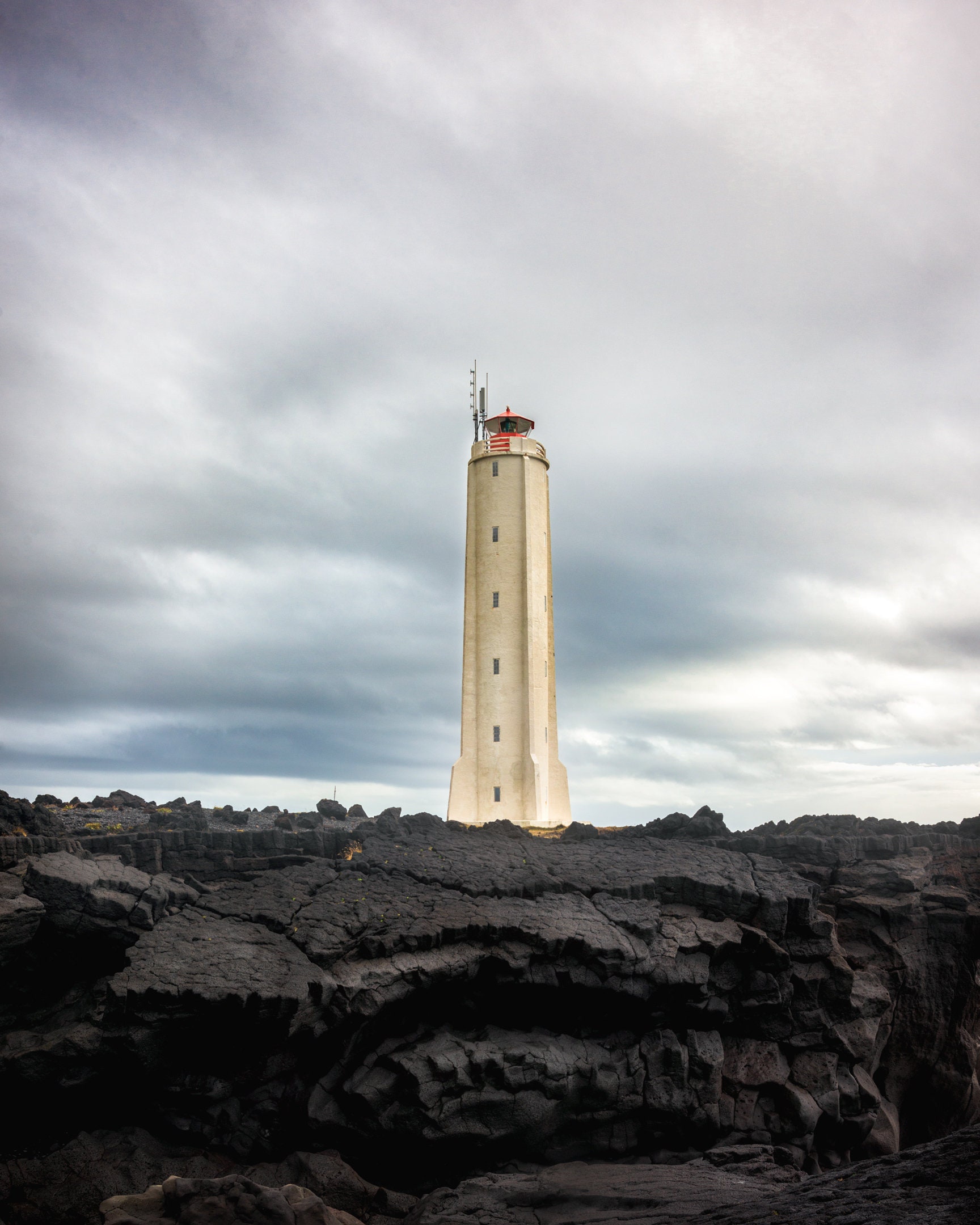 Iceland Lighthouse Photograph, Nautical, Minimalist, Simple, Rural ...