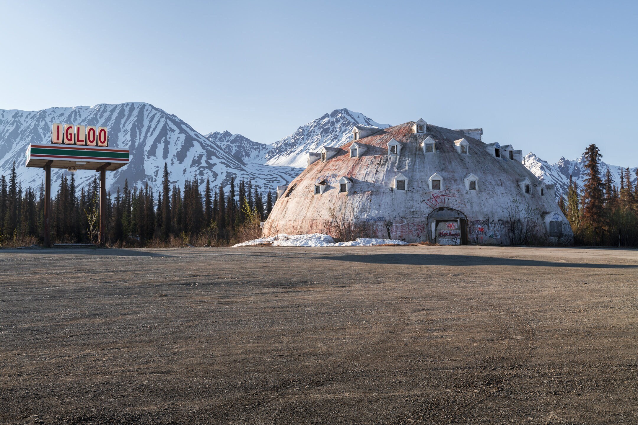 Igloo Alaska Hotel Photograph, Abandoned, Dilapidated, Rural, Northan ...