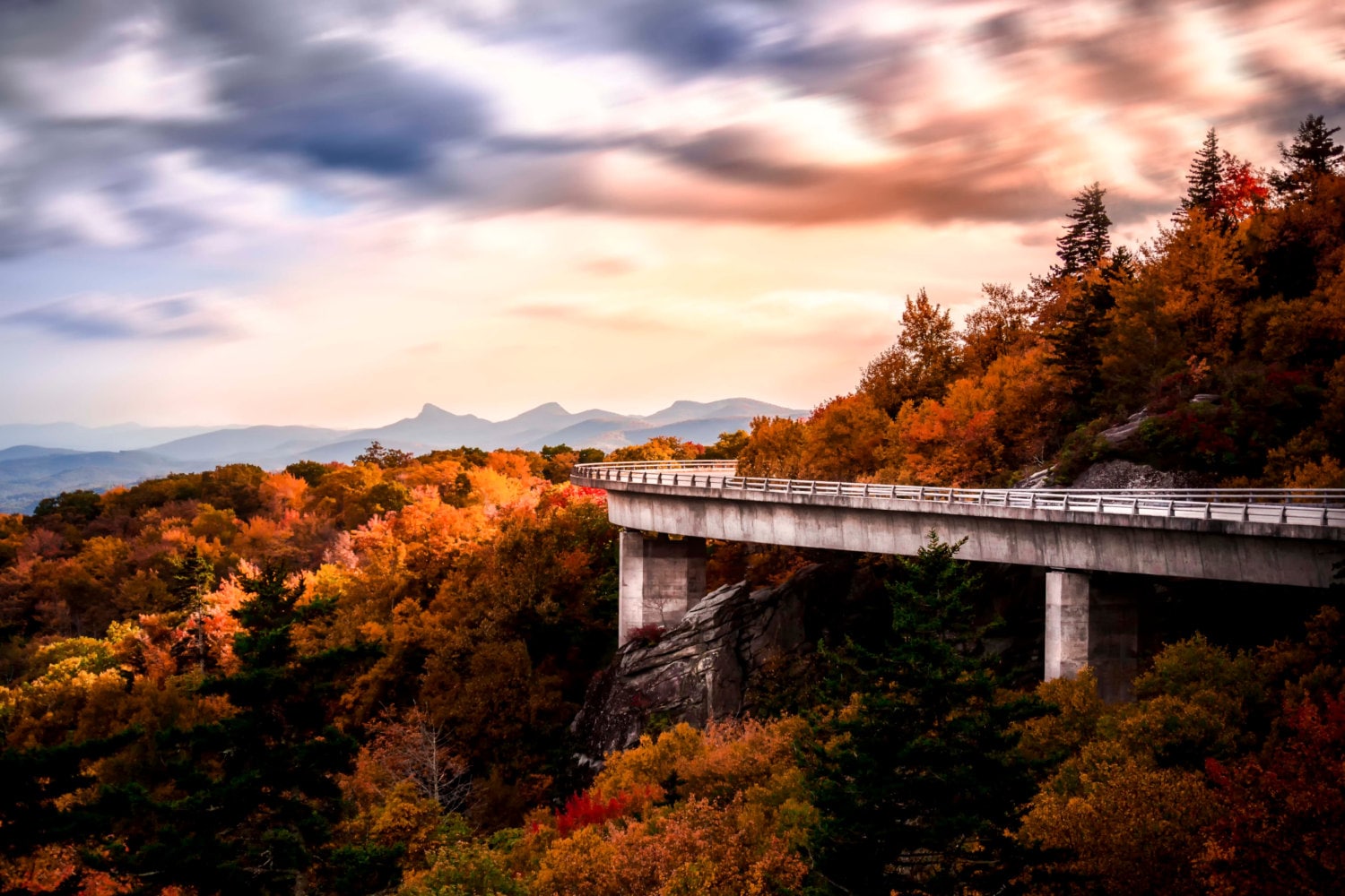 Linn Cove Viaduct, Landscape Photography, Nature, Scenery, Fall Season ...