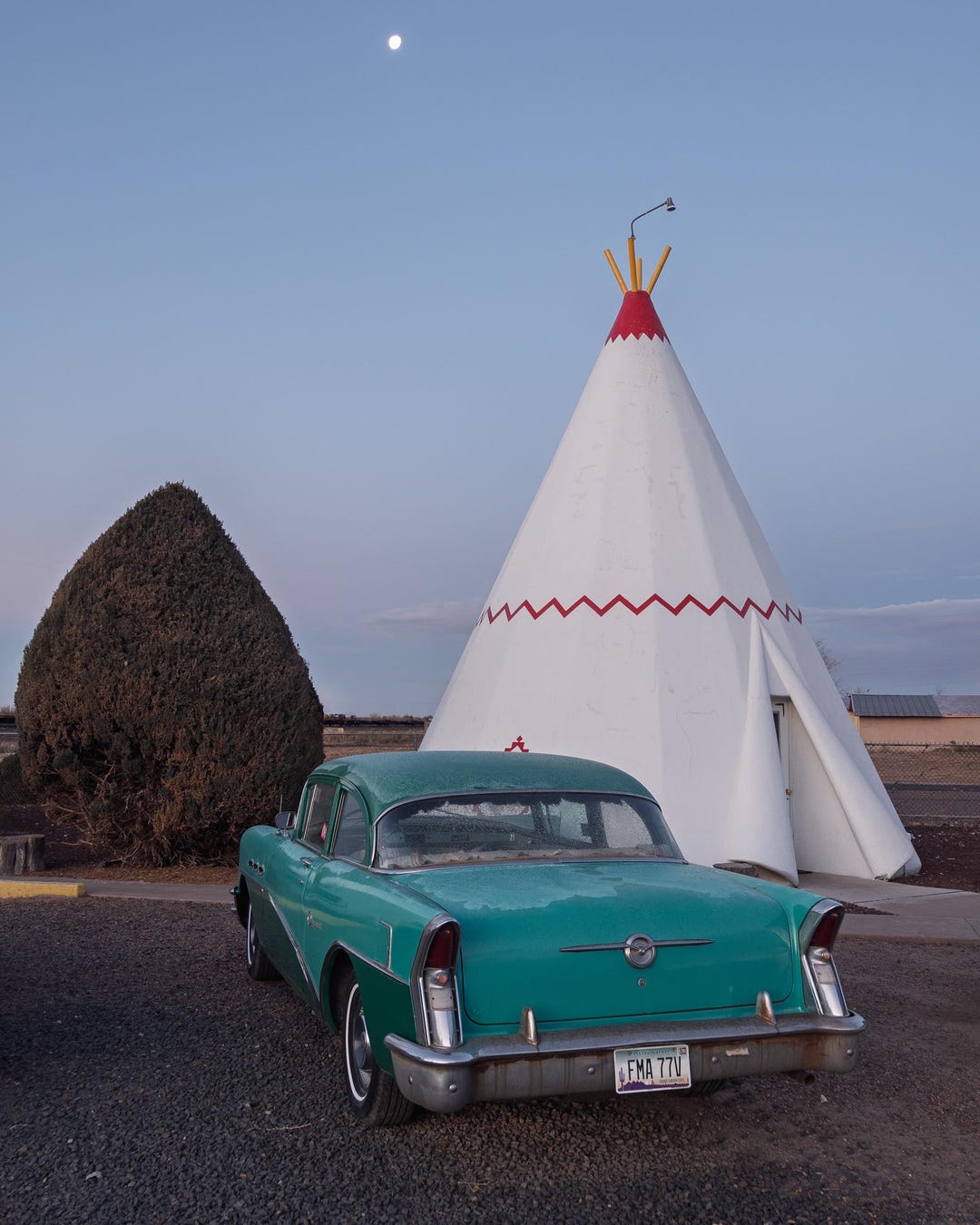 Route 66 Motel Wall Art – Vintage Car Photography – Wigwam Motel Print ...