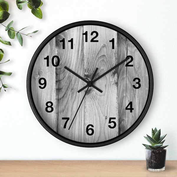 Rustic Wall Clock - Etsy