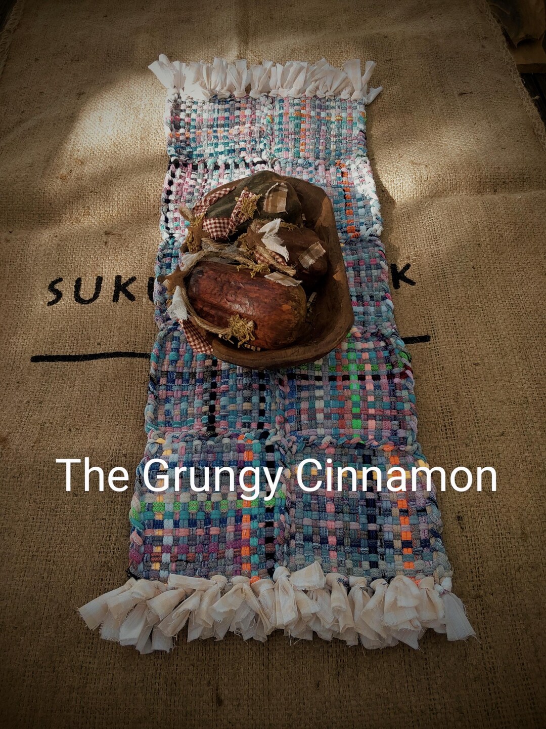 Hand Woven Table Runner ~ Large Handloomed Keepsakes Farmhousetable ...