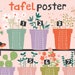Tafel Poster Multiplication Table Poster - Etsy Canada