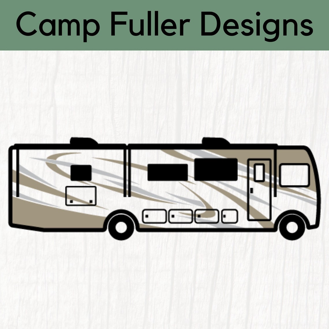 Class A Motorhome Svg And Png Files Class A Recreational Etsy