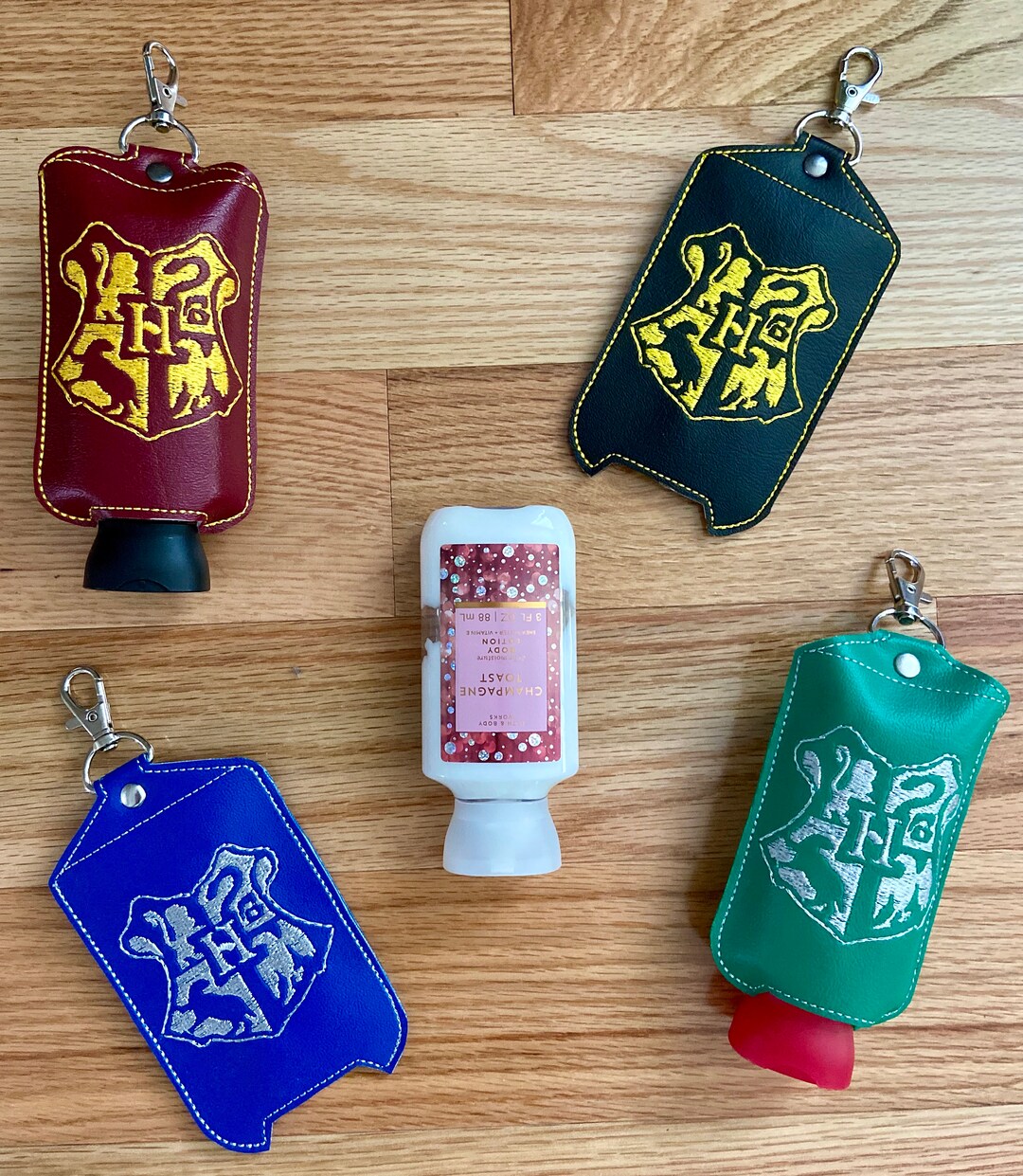 Wizard Houses Hand Lotion Holder/ Wizard Houses Hand Lotion Key Chain ...