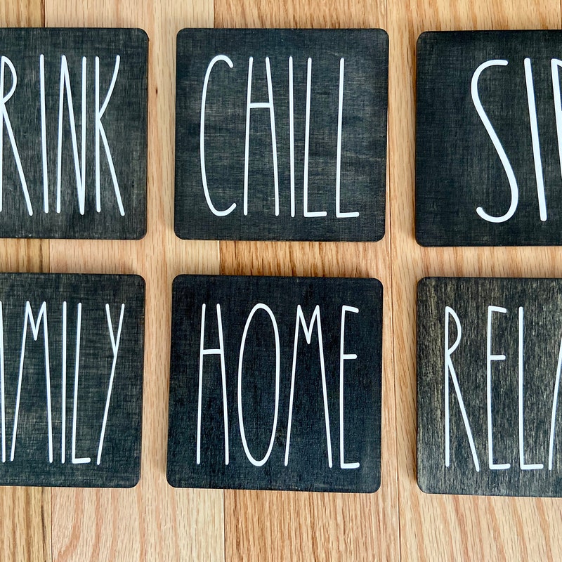 Farmhouse Coasters - Etsy