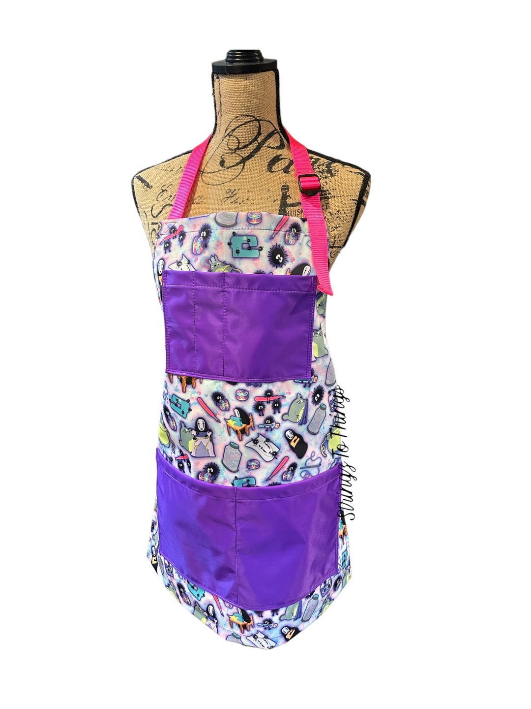 Apron/ Aaron Apron/ Nylon Apron/ Craft Apron - Etsy