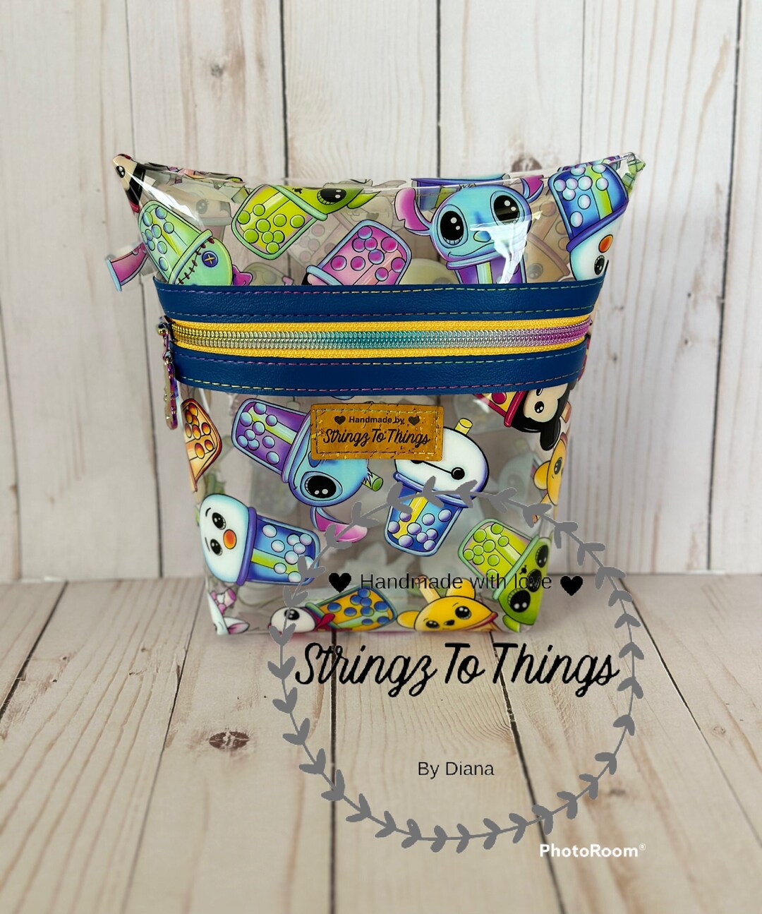 Clear Vinyl Zipper Pouch/ Zipper Pouch/ Clear Pouch - Etsy