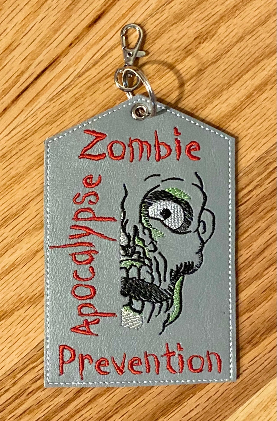 Zombie Apocalypse Prevention Vaccine Card Holder/ Zombie - Etsy