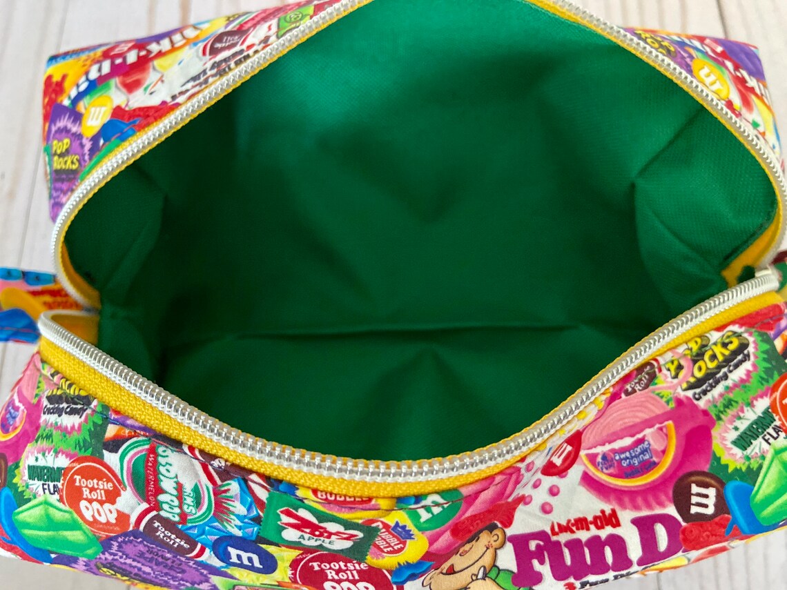 Boxy Pouch/ Cosmetic Pouch / Pencil Pouch/ Travel Bag - Etsy