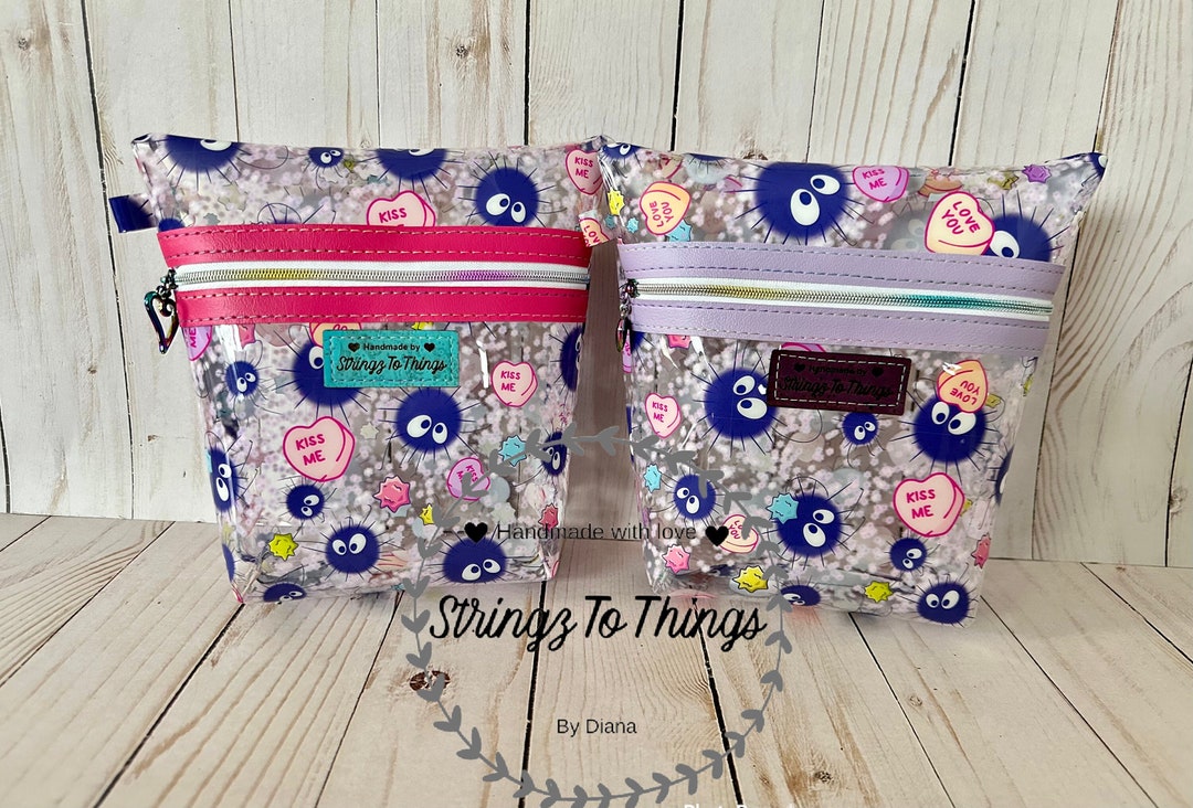 Clear Pouch/ Clear Vinyl Zipper Pouch/ Zipper Pouch/ Clear Pouch - Etsy