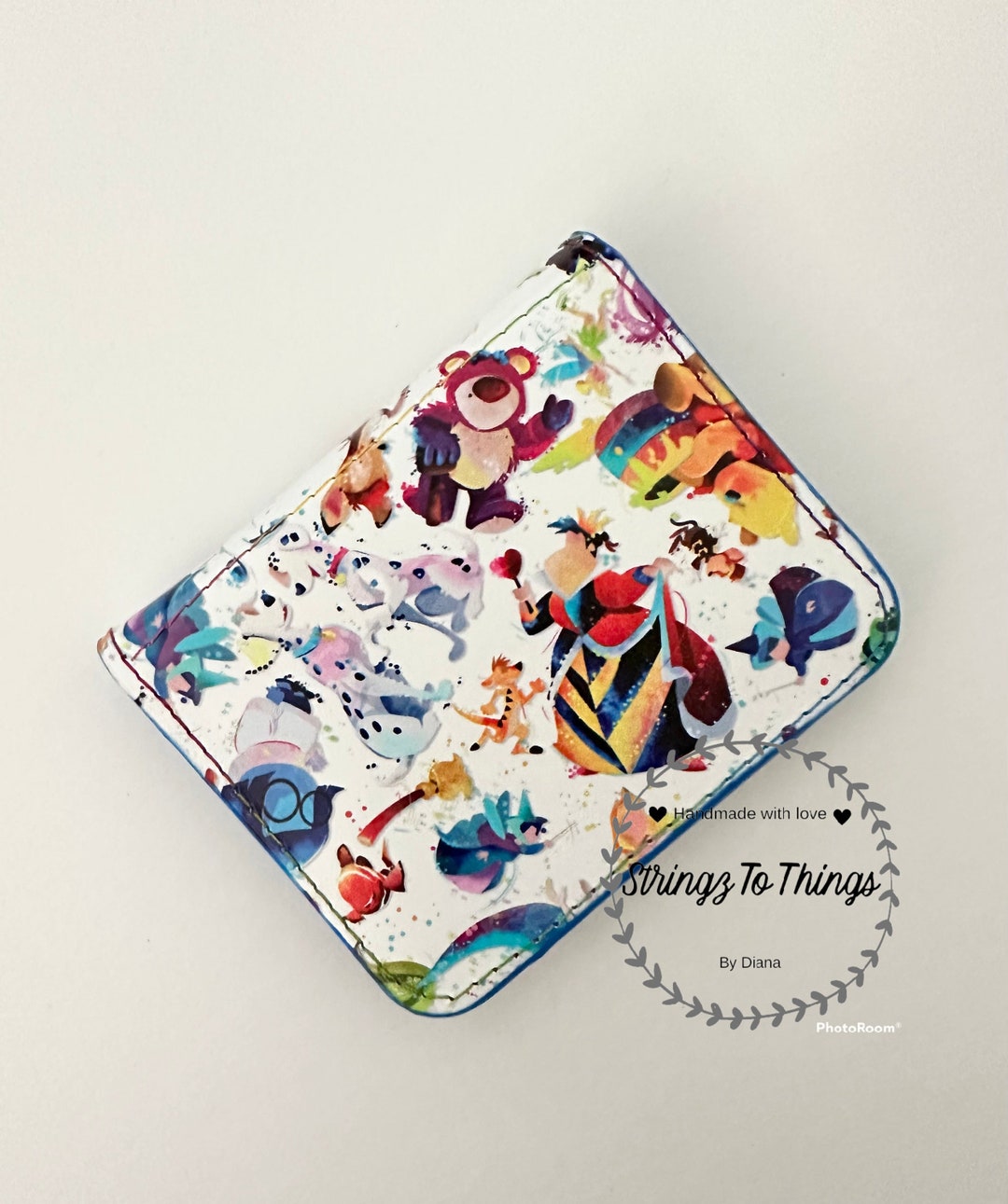 Character Wallet/ Minimalist Wallet/ Bifold Wallet/ Pocket - Etsy