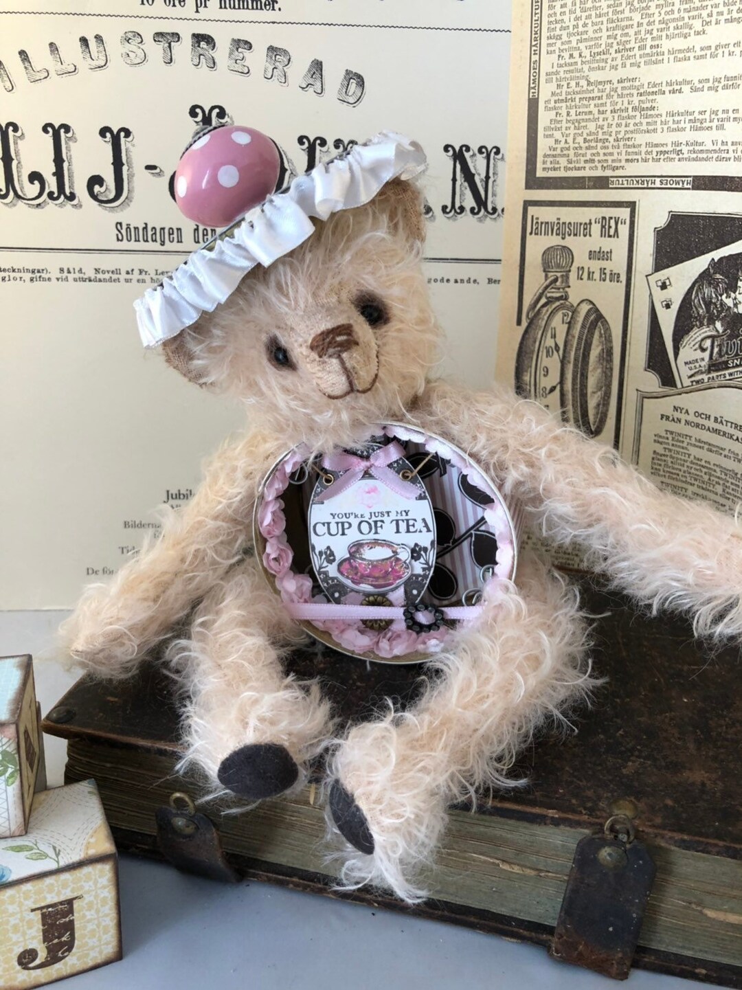 Artistbear doa Handmade, With Recycle Tin as Body - Etsy