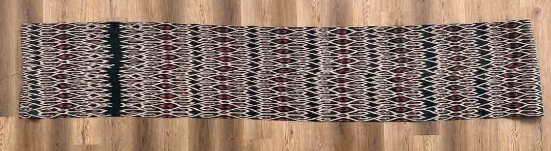 Very Long Black & White Philippine Abaca Textile Roll | 4 2/3 Yards - Etsy
