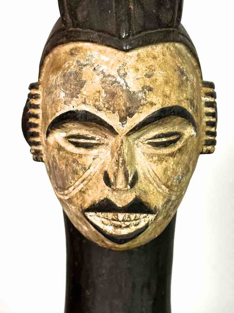 Vintage Igbo Janus Heads Dance Crest Statue | 24" - Nigeria - Etsy