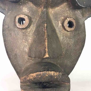 Large Exaggerated Features Dan Mask on Stand - Ivory Coast - Etsy