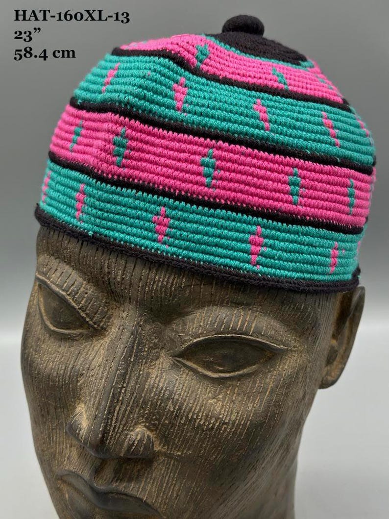 Handwoven Cotton African Kufi Men's or Women's Hat - Wide Variety of ...