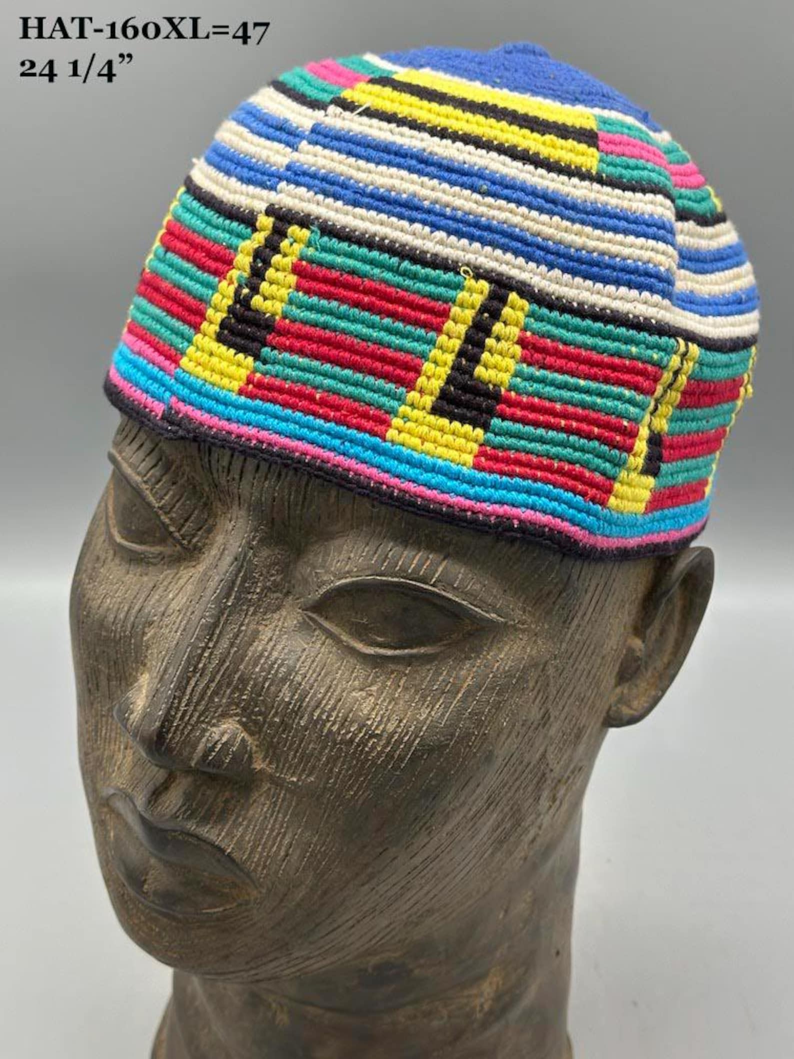 Handwoven Cotton African Kufi Men's or Women's Hat - Some of Our ...