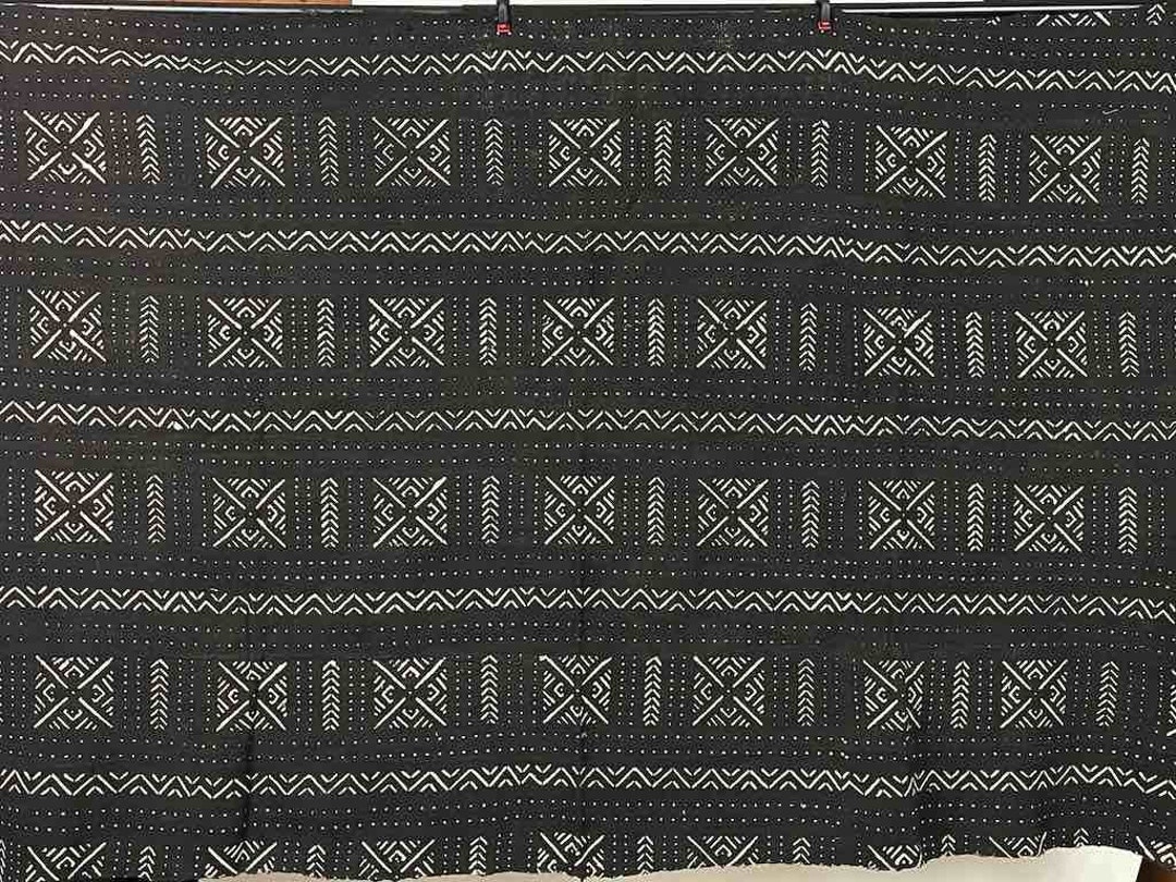 Contemporary Batik Mudcloth Mali African Textile | 63" X 42" - Etsy