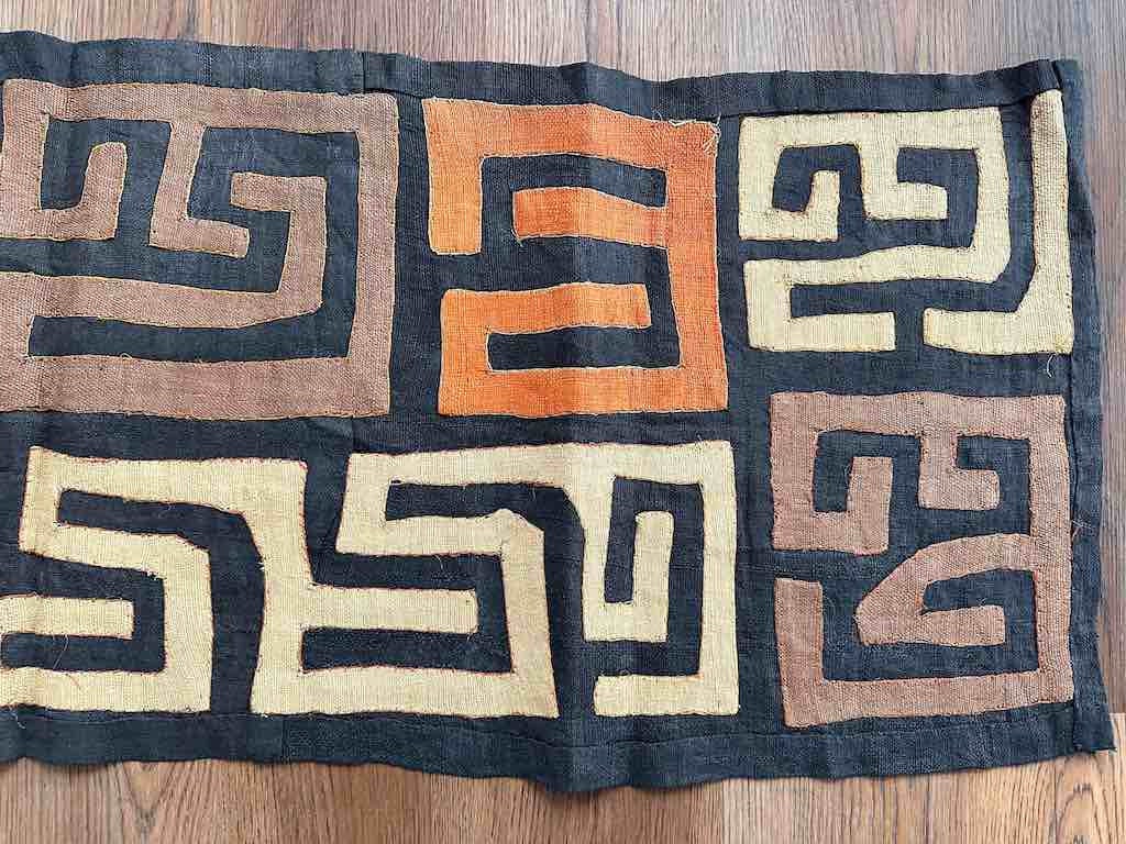 Kuba Cloth Long Raffia Textile 128 X 20 - Etsy