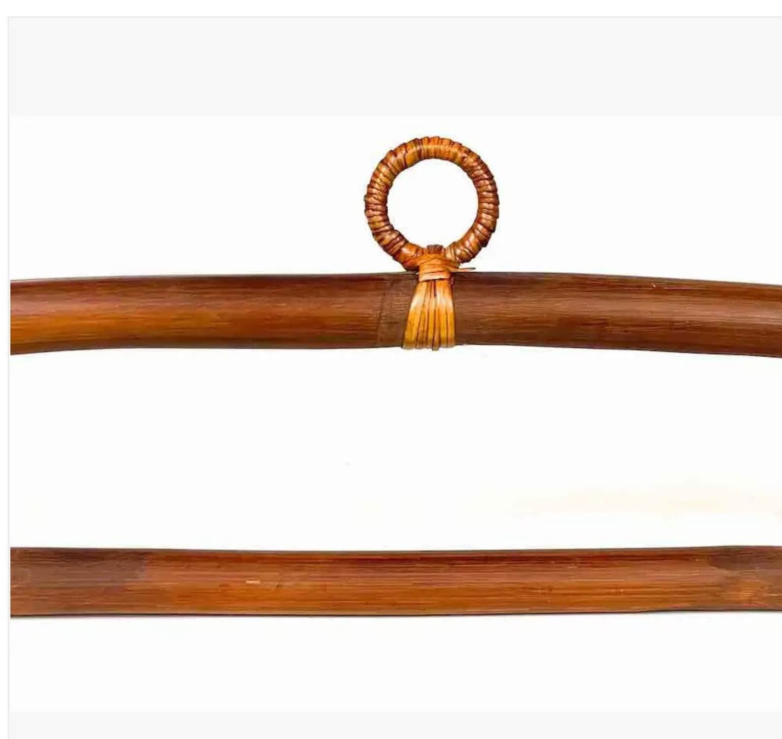 Bamboo Textile Hangers - Raised Center Style - 24" Interior Width - Etsy