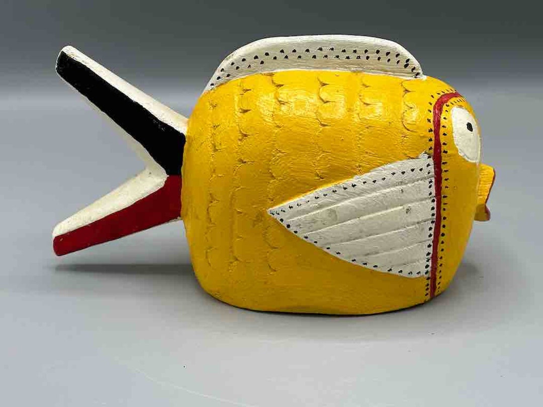 Bozo Yellow Fish Puppet Sculpture 10 - Etsy