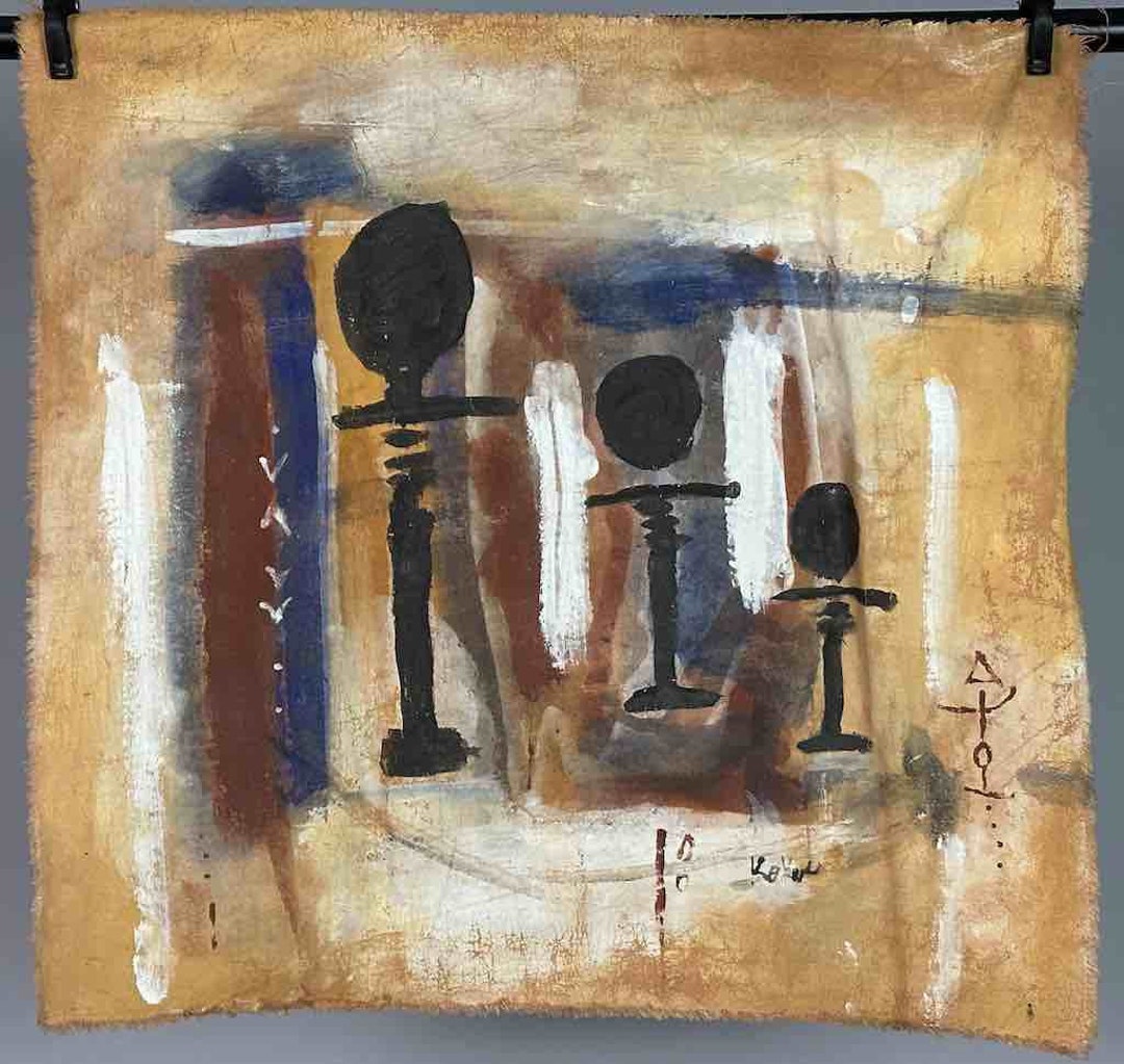 3 Akwabas | Contemporary African Painting on Canvas Frameable Art | 21 ...