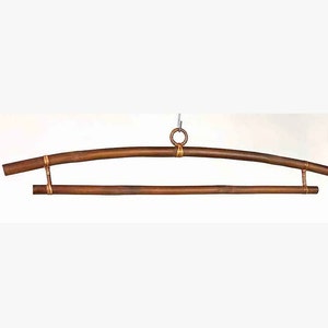 Bamboo Textile Hangers - Raised Center Style - 24" Interior Width - Etsy