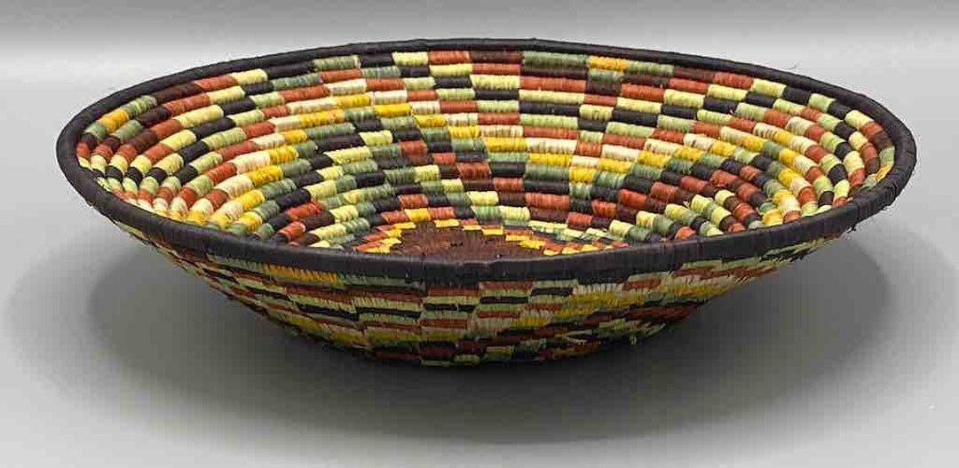 Finest Quality Handwoven Batoro Raffia Basket/bowl 9 - Etsy