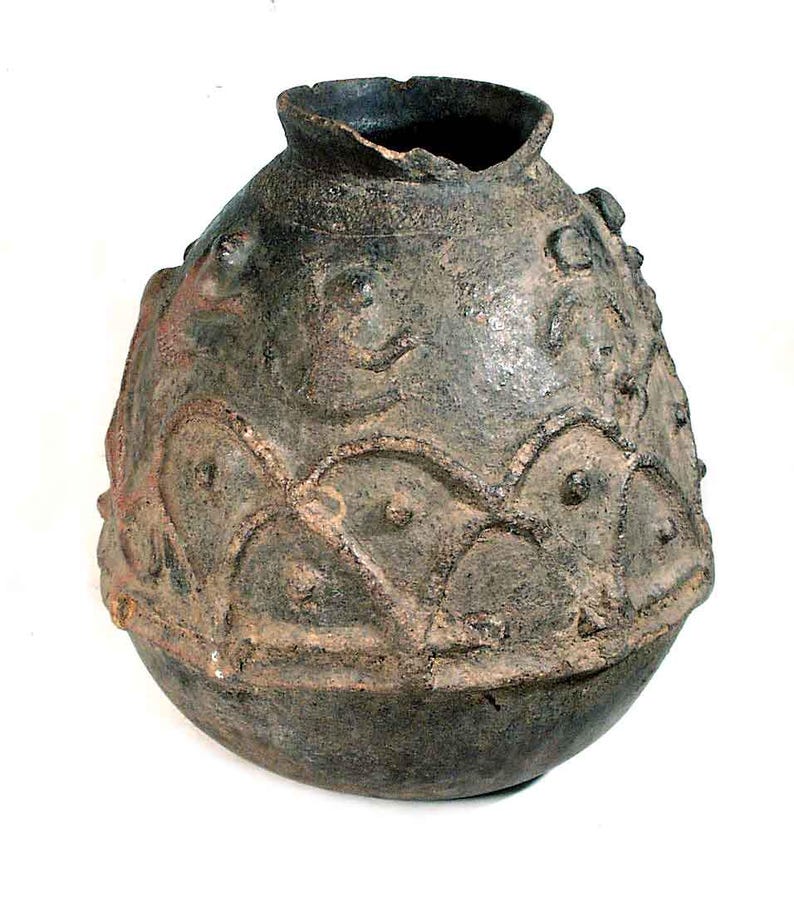 Old Relief Figure Bariba Ceremonial Pot - Benin - Etsy