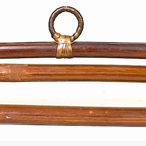 Bamboo Textile Hangers - Step End Style - 20" Interior Width - Etsy