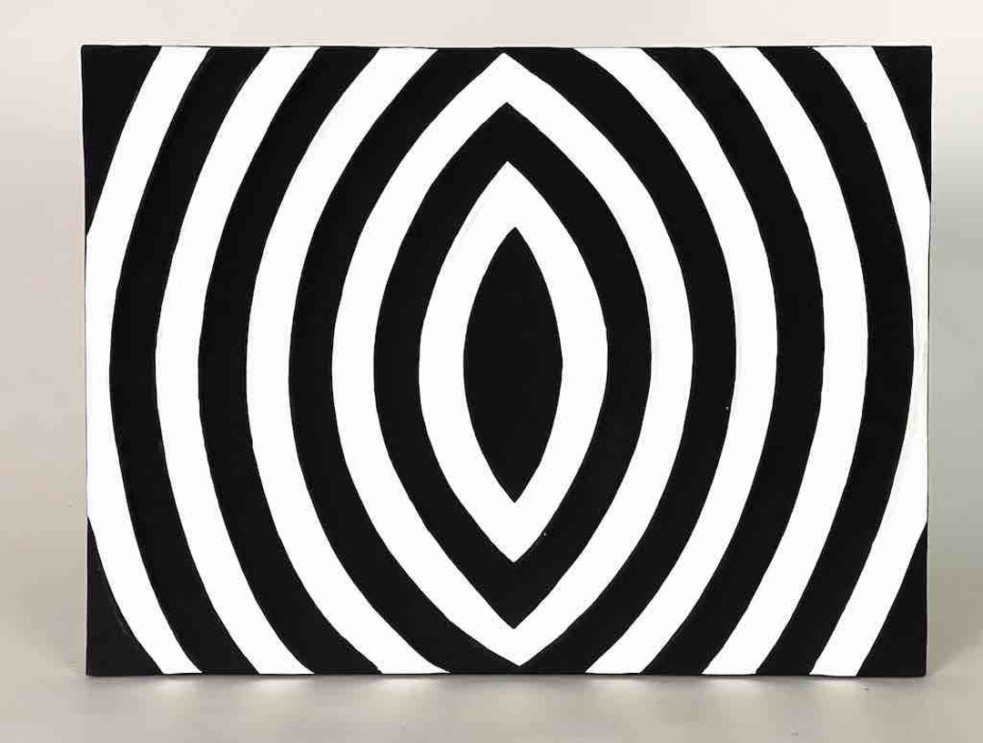 Imigongo Royal Tutsi Rwanda Black & White Geometric Tableaux | 12 X 16 ...