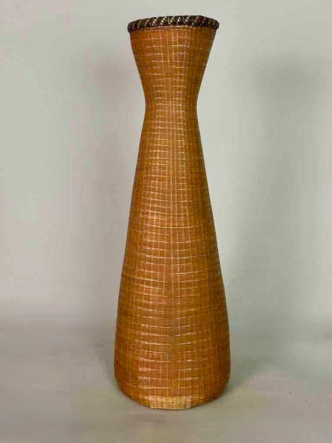 Tutsi Decor Very Detailed Weave Tall Slender Basket - Rwanda - Etsy