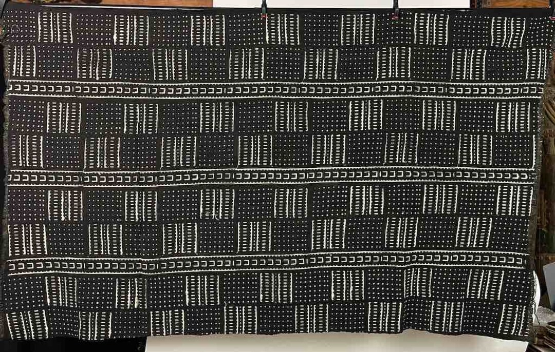 Contemporary Batik Mudcloth Mali African Textile | 60" X 41" - Etsy