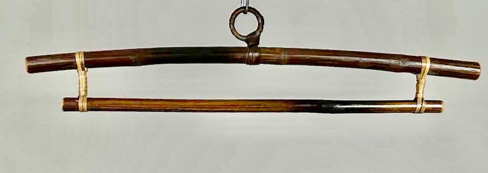 Bamboo Textile Hanger for 12" Wide Tapestry - Raised Center Style - Etsy