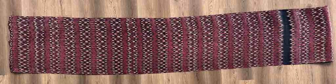 Very Long Red & Black Philippine Abaca Textile Roll | 6 3/4 Yards - Etsy