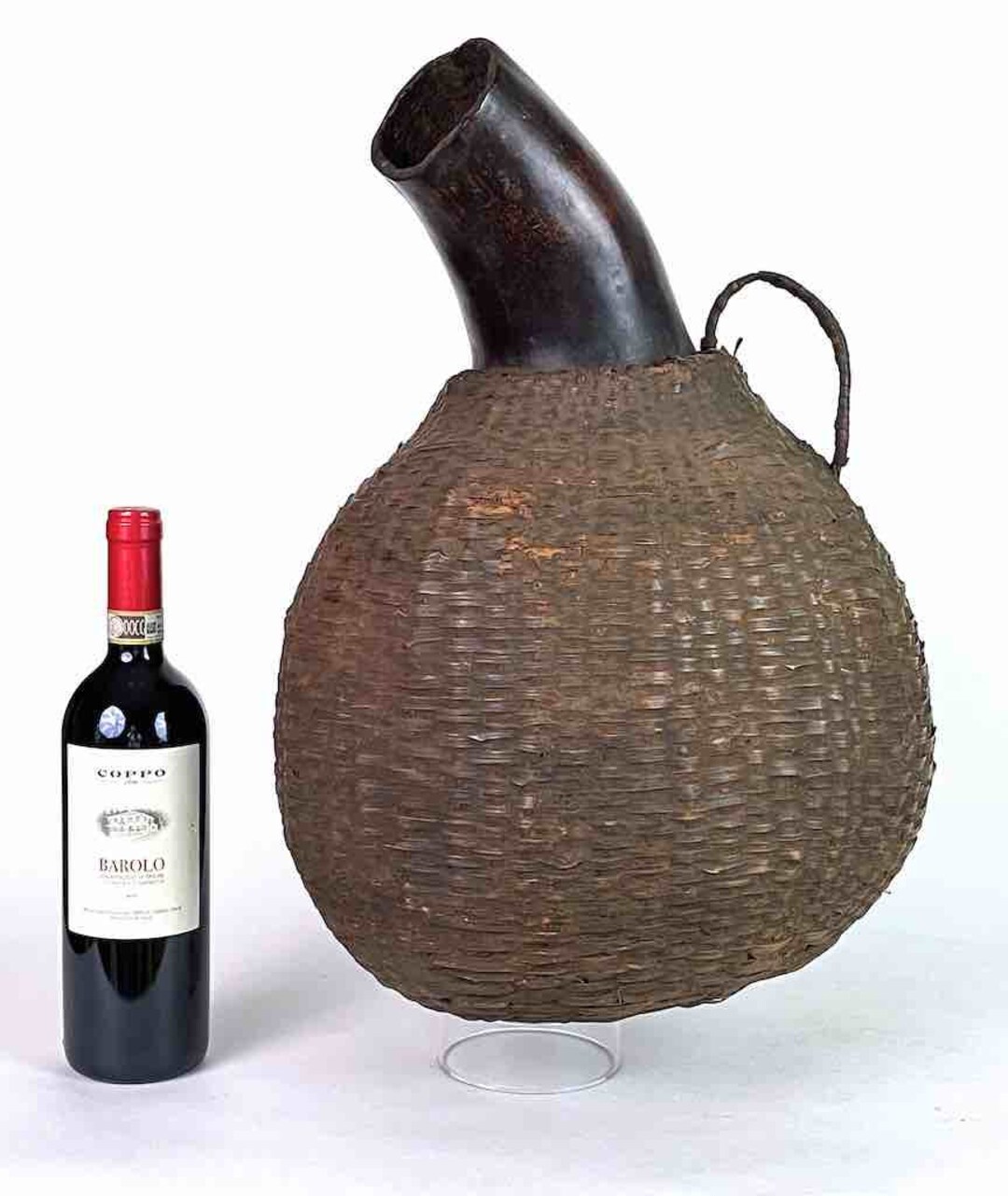 XL Vintage Tutsi Basket-weave Covered Gourd Container - Burundi - Etsy